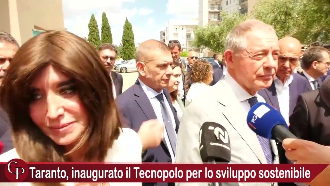 Taranto, inaugurato il Tecnopolo per lo sviluppo sostenibile - CosmoPolis