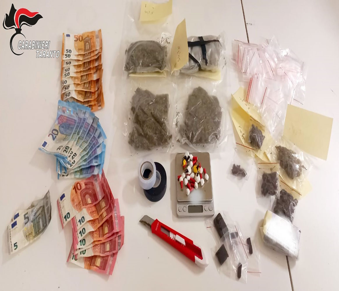 Trovata droga in casa nel Tarantino: arrestato 26enne - CosmoPolis